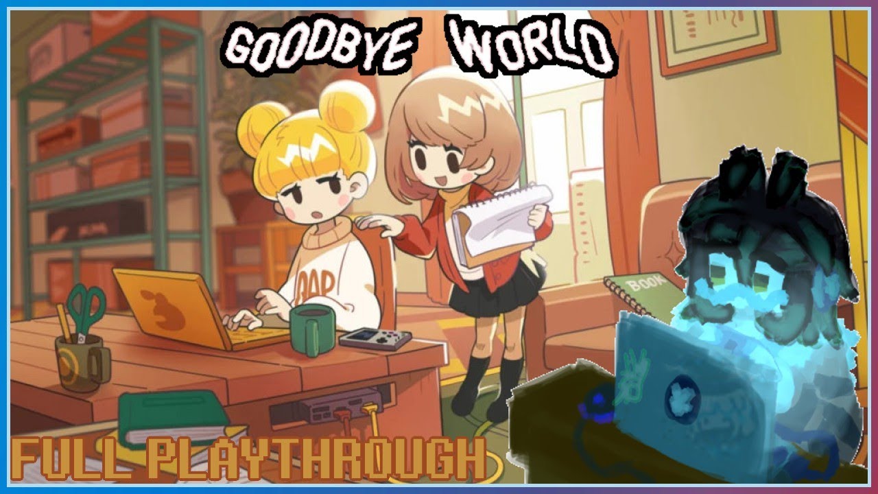[Journey of a game dev and an artist] GOODBYE WORLD Playthrough - YouTube