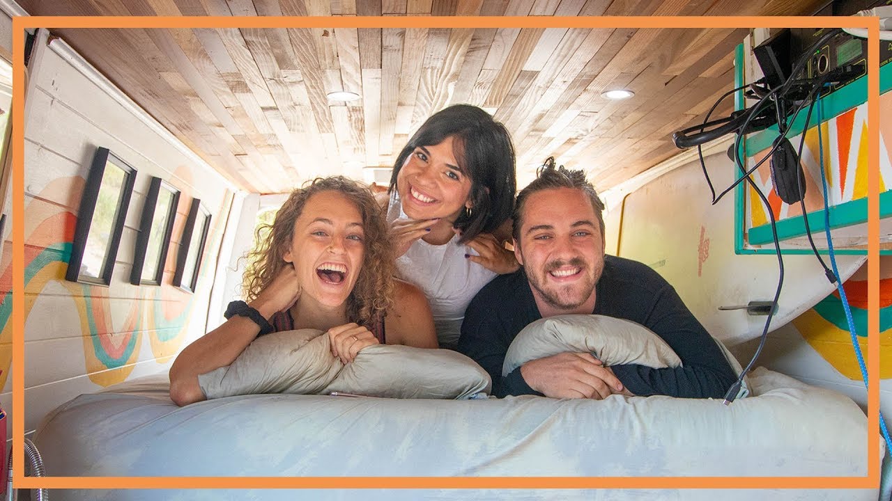 3 PEOPLE LIVING IN A VAN | Van Life Colombia - YouTube