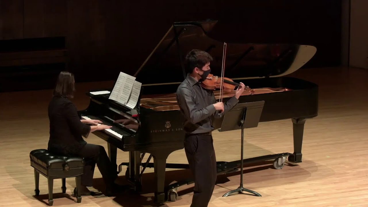 Shosei Ando, violin, Lisa Rickard, piano 2020 - YouTube