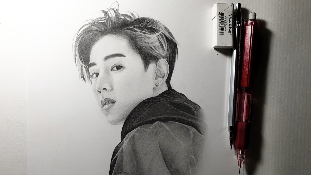 Drawing GOT7: Mark Tuan - YouTube