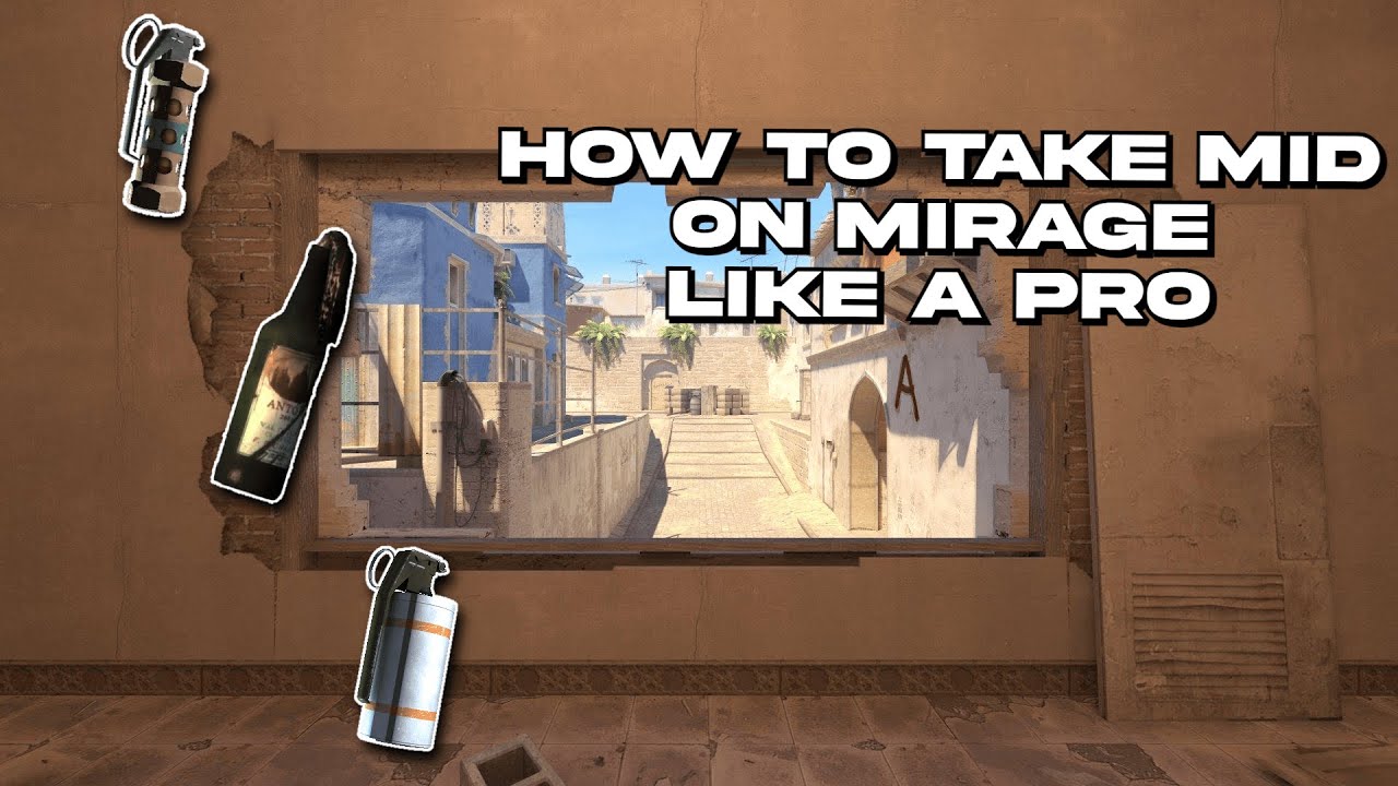 How To Take Mid On Mirage Like A Pro - YouTube