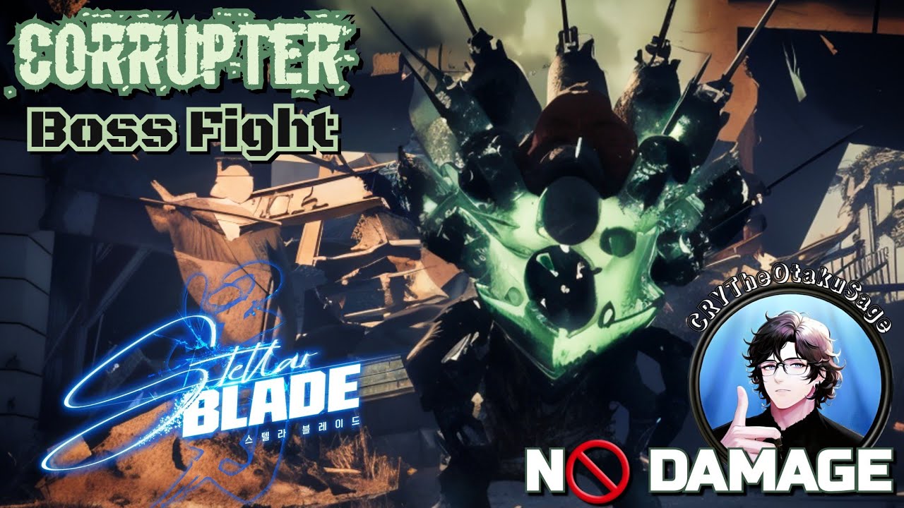 Stellar Blade - Corrupter Boss Fight | NO DAMAGE | Skin Suit Gameplay ...