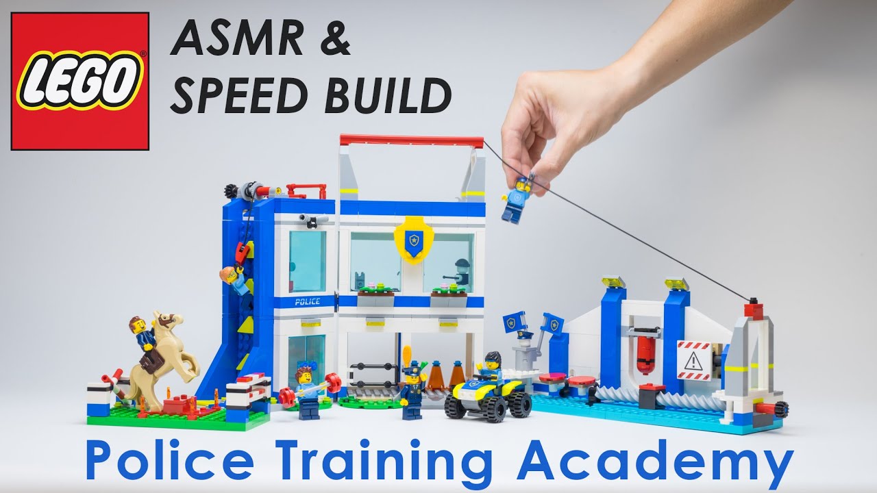 LEGO City 60372 Police Training Academy ASMR & Speed Build - YouTube