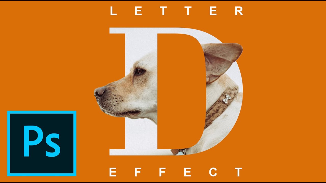 ADOBE PHOTOSHOP TUTORIAL: HOW TO CREATE A LETTER IMAGE EFFECT ...