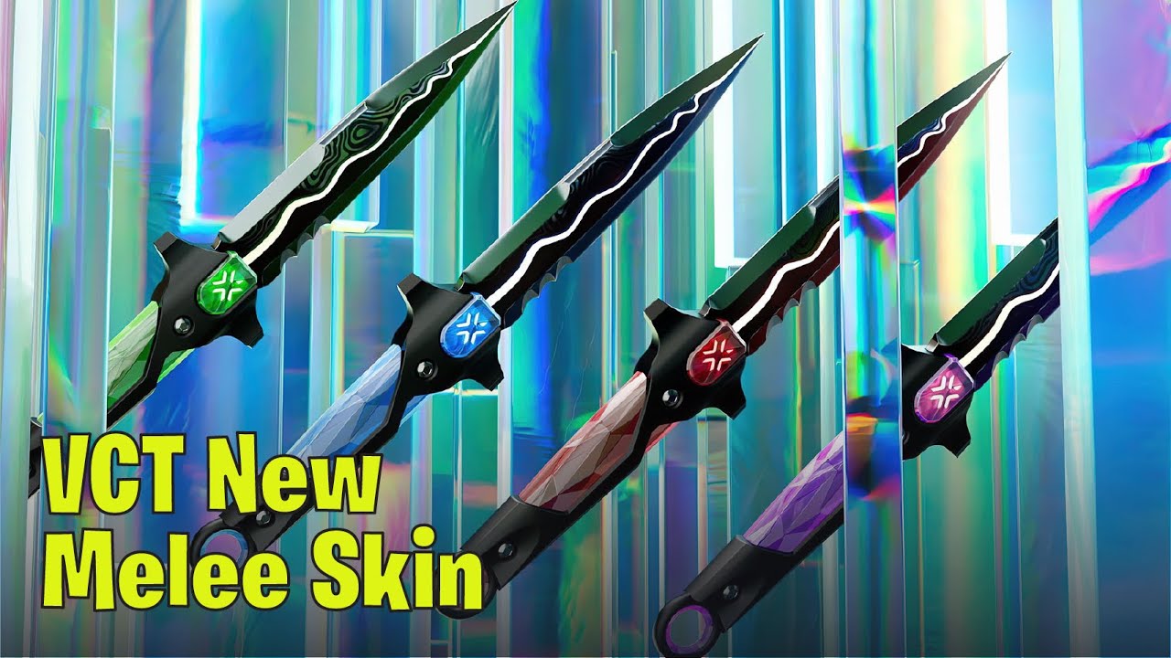 VCT New Melee Skin, Lock in Capsule Showcase in Valorant - YouTube