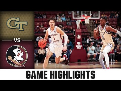 Georgia Tech vs. Florida State Men's Basketball Highlights (2022-23 ...