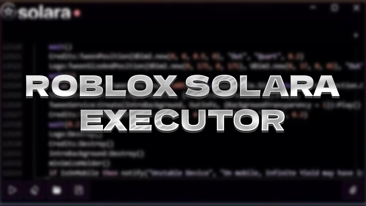 [WORK 2025] DOWNLOAD ROBLOX EXECUTOR SOLARA | FREE+WORK - YouTube
