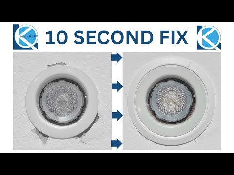 Lightklip - DIY Repair for Damage caused by Downlights and Recessed ...