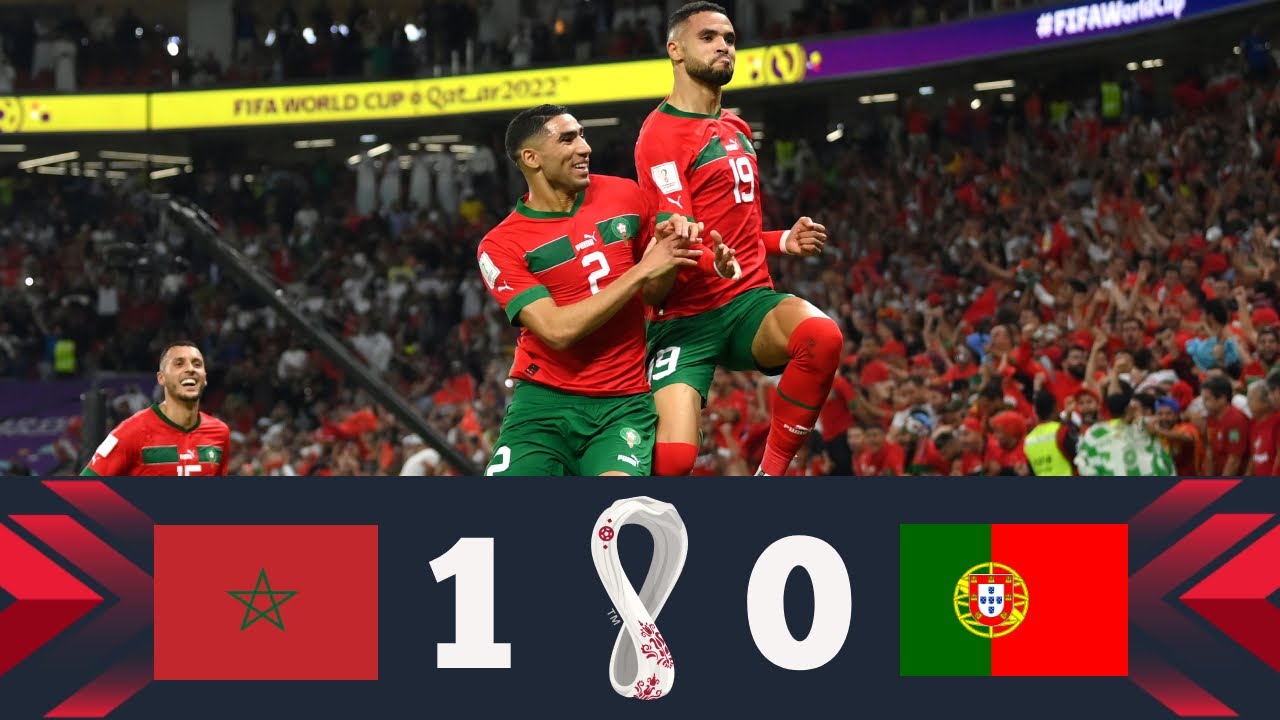Morocco vs Portugal 1-0 Highlights | World Cup 2022 - YouTube