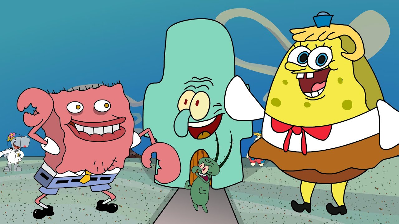 Spongebob fake characters - YouTube