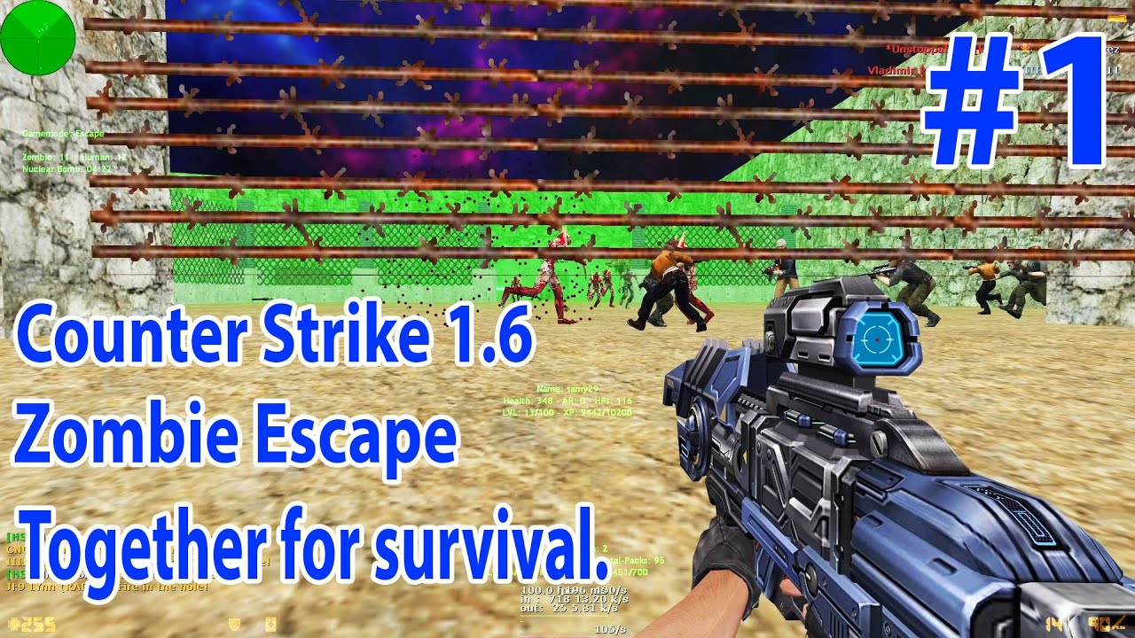 Counter Strike 1.6 | Zombie Escape Mod Ze_rock_escape_dpfix - Together ...