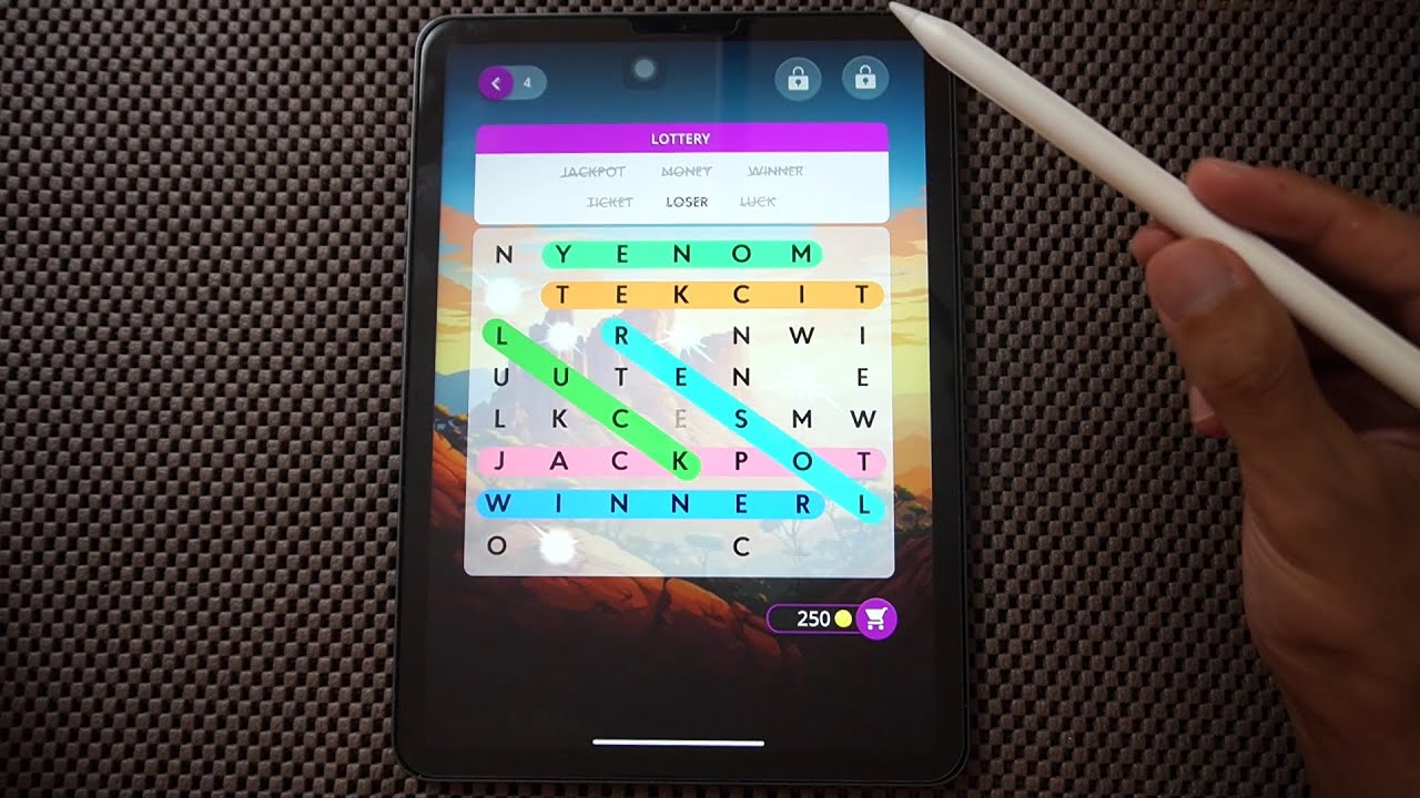 iPad ASMR - Word Search | Relax, Find Words, and Unwind - YouTube