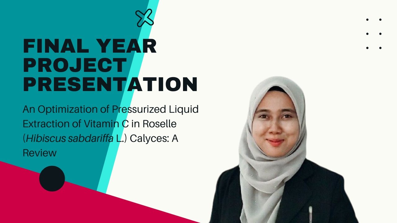 Final Year Project (FYP) Video Presentation | Bachelor of Science (Hons ...