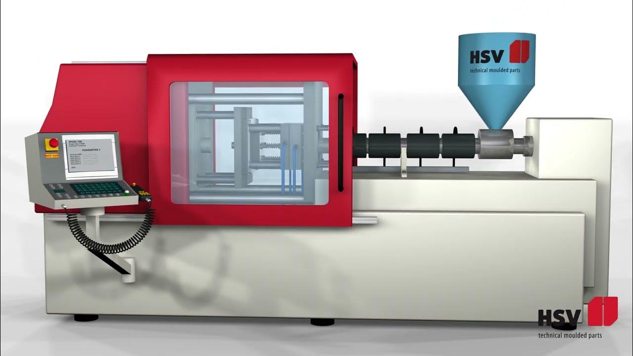 The process of plastic injection moulding - YouTube