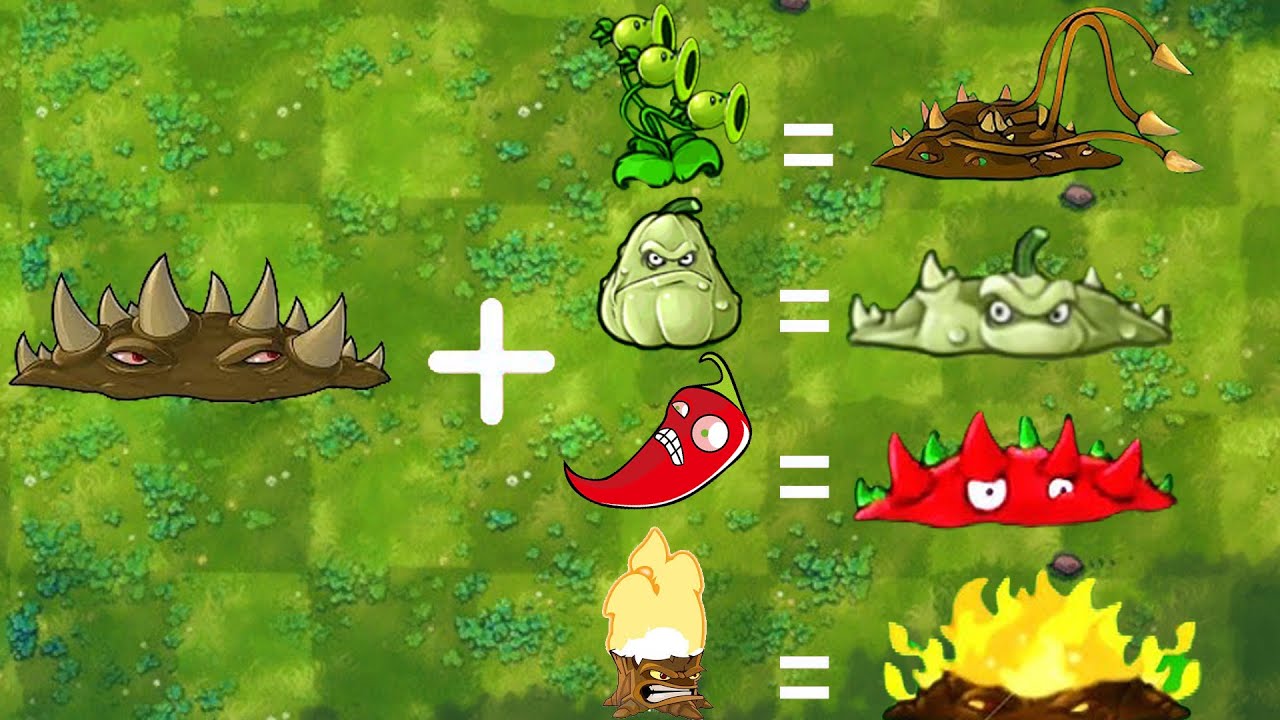 All Spikeweed Vs All Zombie Plants Vs Zombie Fusion Youtube
