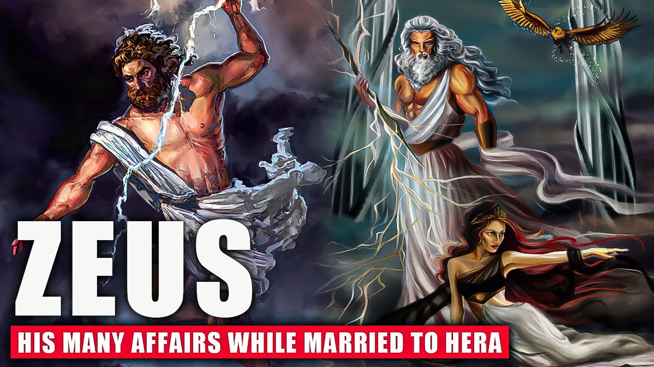 ZEUS: His Many Affairs While Married to Hera | Greek Mythology # ...