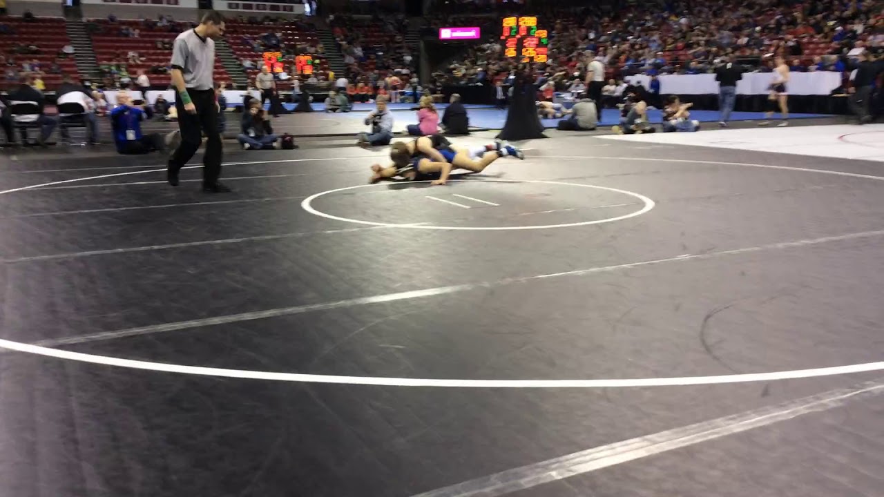 2020 State Tournament 126 lb Consolation Semifinal: Jojo Mendoza vs ...