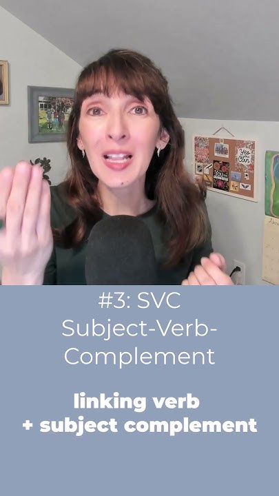 3 Sentence Patterns You MUST Know: SV, SVO, SVC - YouTube