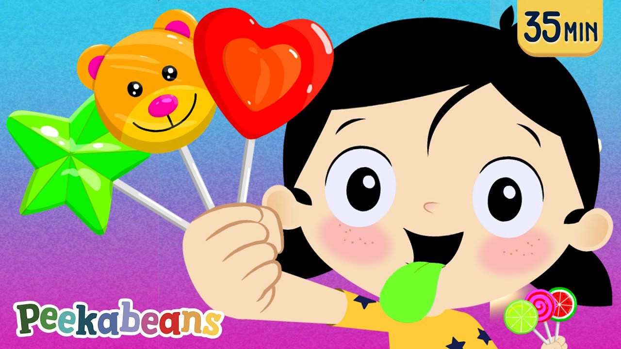 Lollipop Machine Song 🍭🍭🍭 | More Peekabeans Kids Songs & Nursery Rhymes ...
