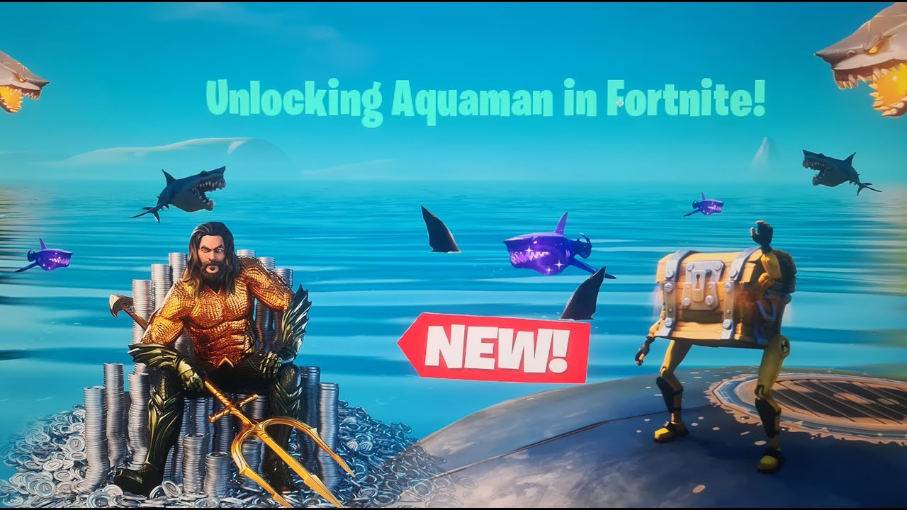 Unlocking Aquaman in Fortnite! - YouTube