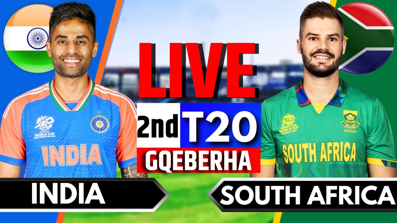 India vs South Africa, 2nd T20 | Live Cricket Match Today | IND vs SA ...