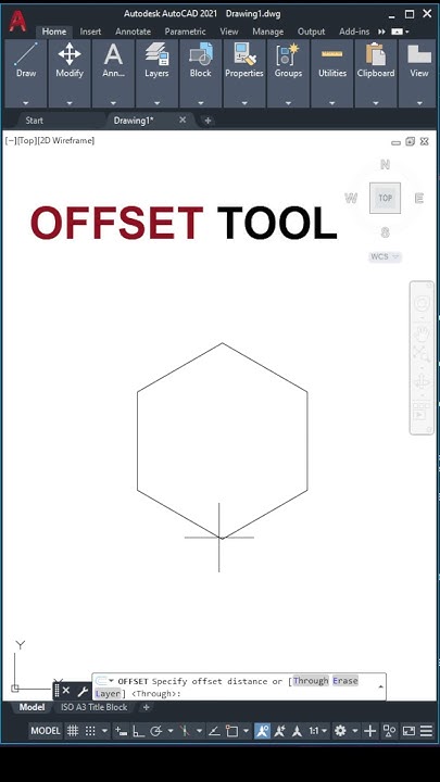 AutoCAD Tutorial 31 How to use Offset tool - YouTube