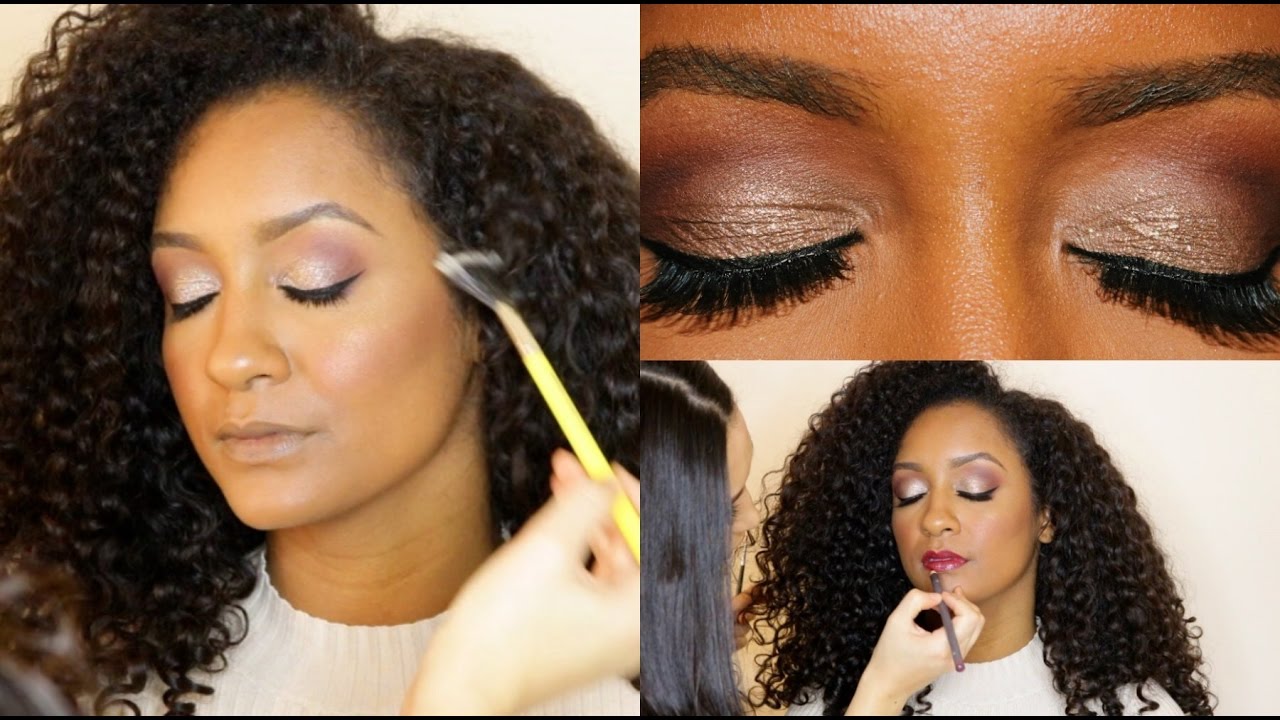 Classic Holiday Glam Makeup Tutorial | Hermela Solomon - YouTube