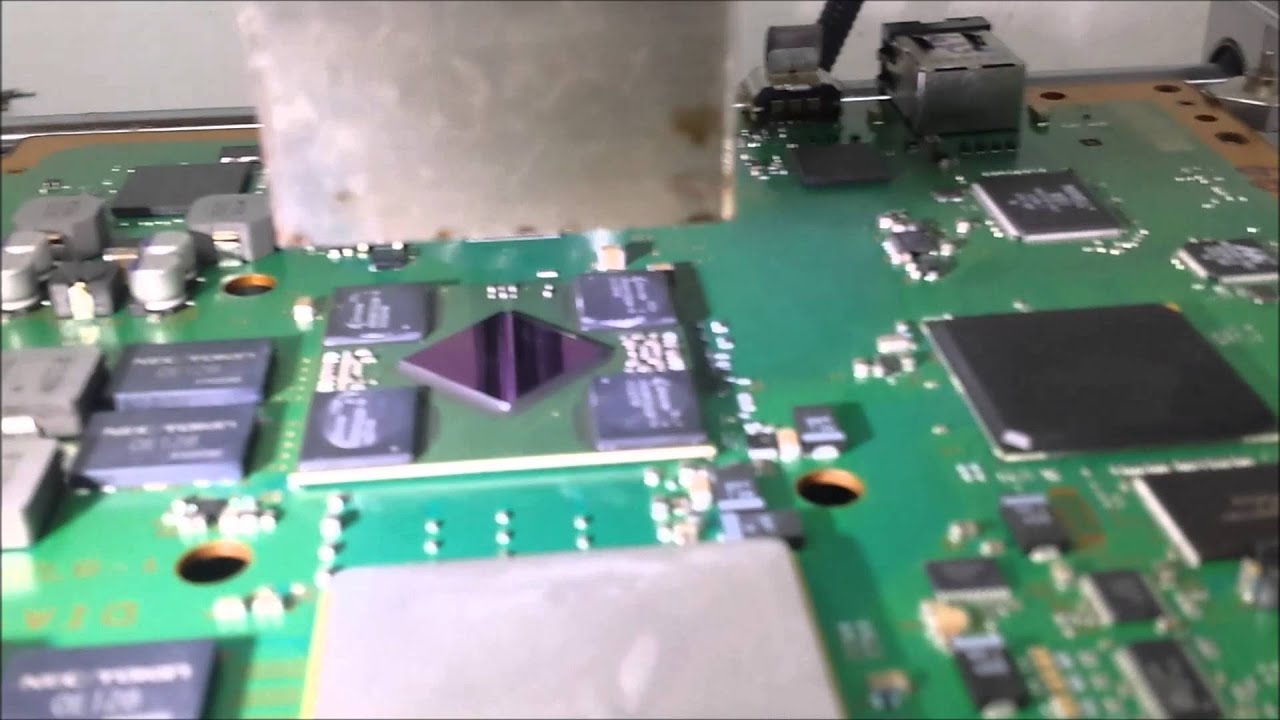 Reballing Chip RSX Playstation PS3 Fat Full HD YouTube