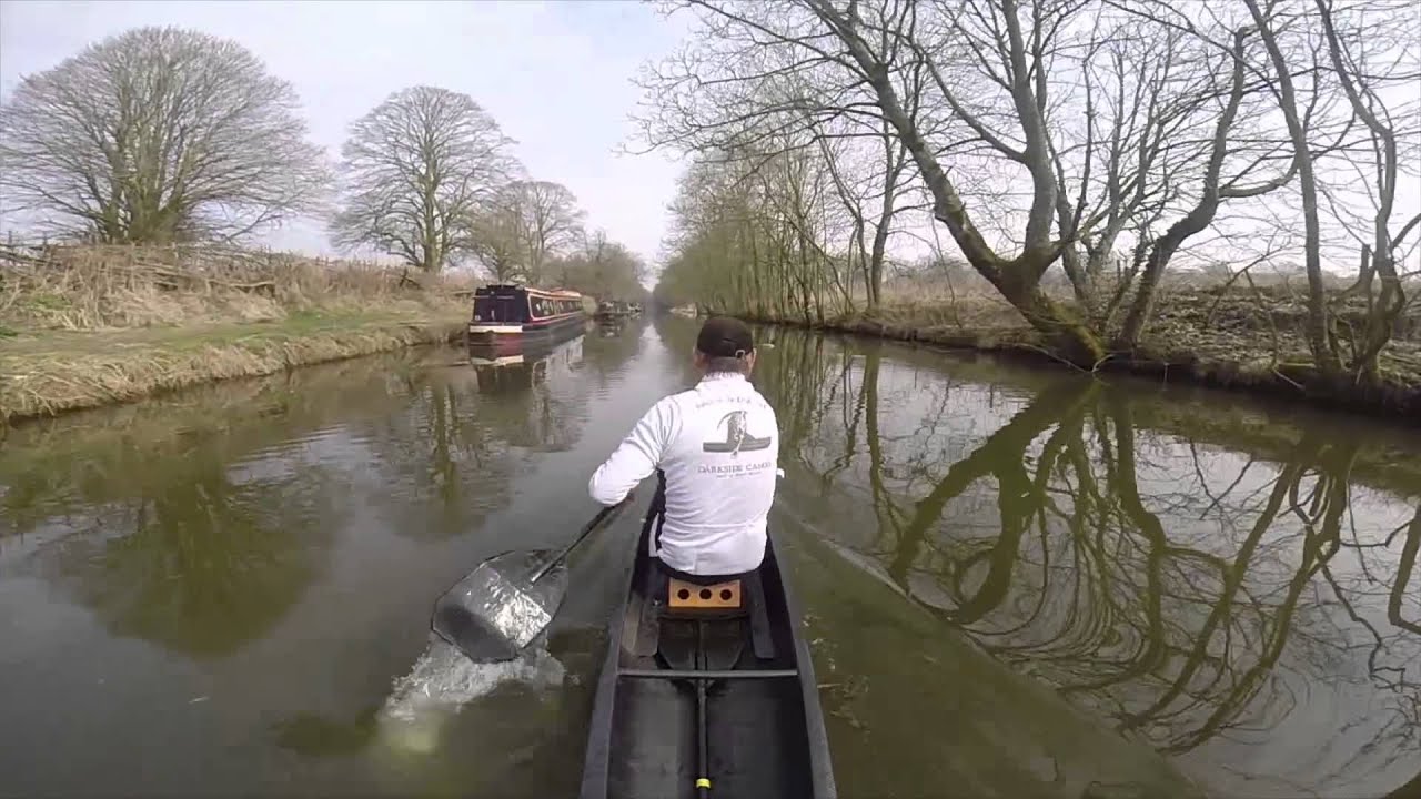 C1 sit&switch canoe paddle testing in The Darkness - YouTube