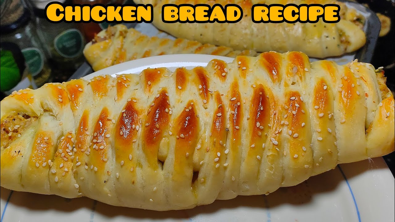 Chicken bread recipe || Easy Homemade chicken bread - YouTube