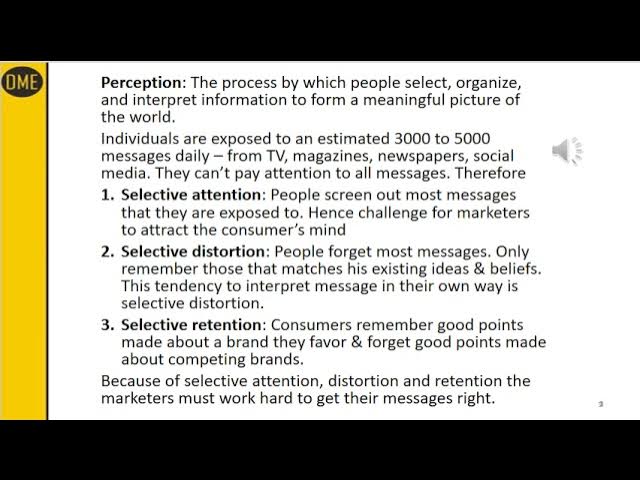 Selective Attention Example