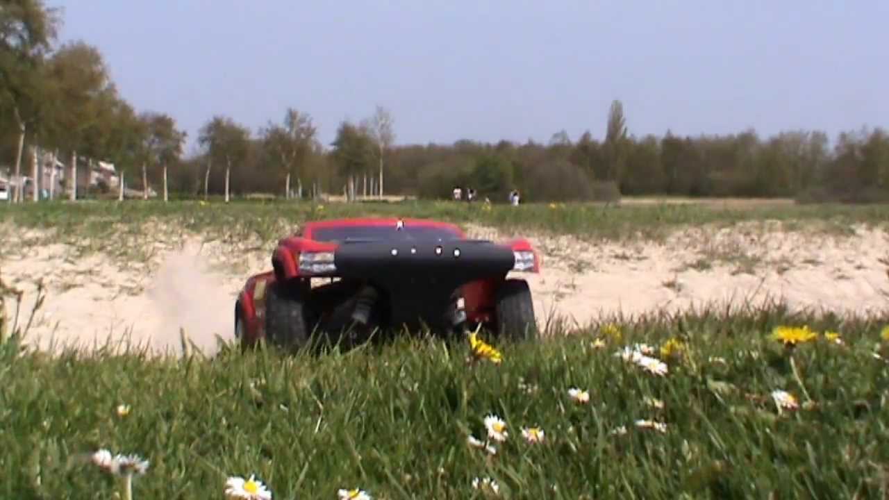 Traxxas Slash 4x4 sct rc car 6th run 3s LIPO time - YouTube
