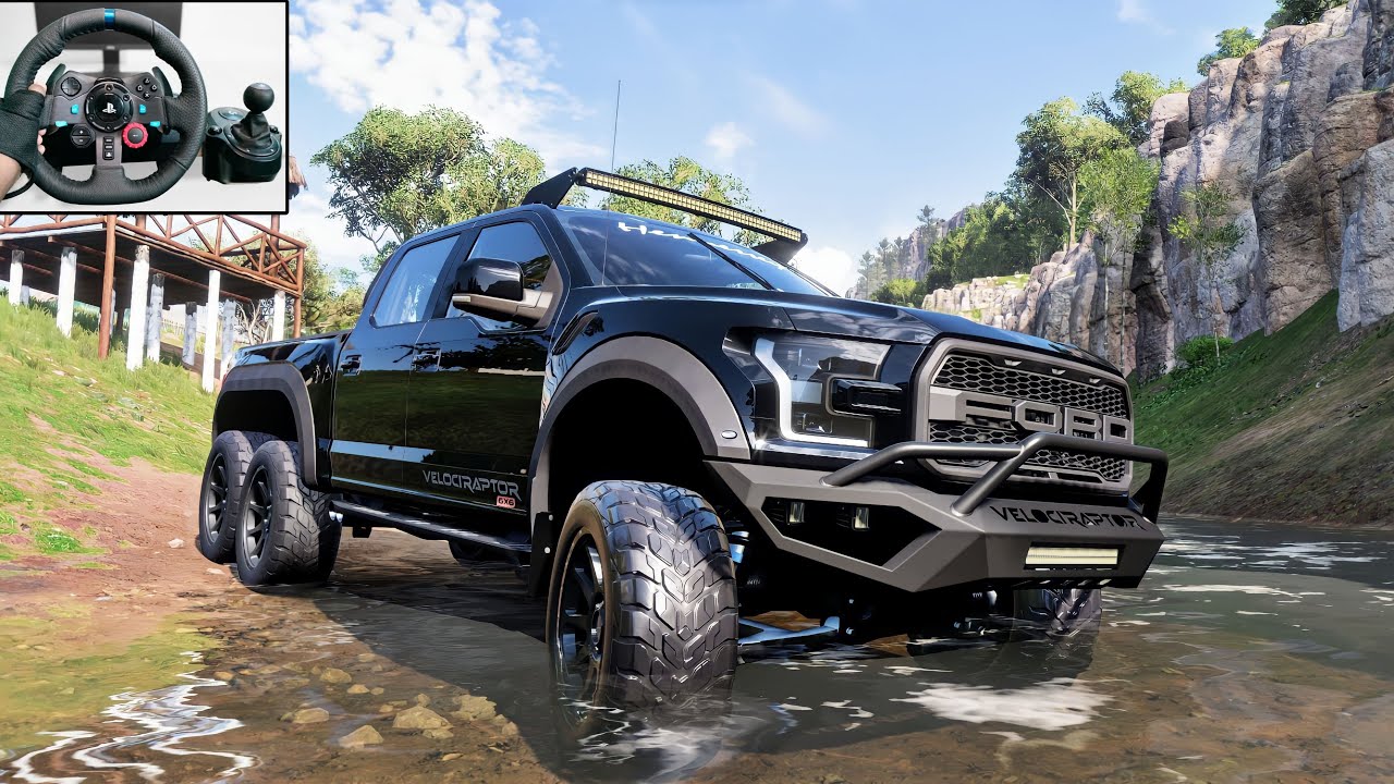 Hennessey VelociRaptor 6x6 - Forza Horizon 5 (Steering Wheel + Shifter ...