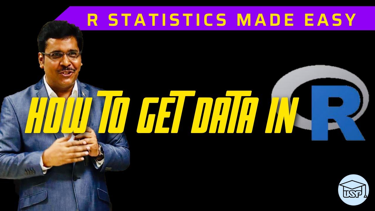 How to get Data in R: R Statistics Made Easy - YouTube
