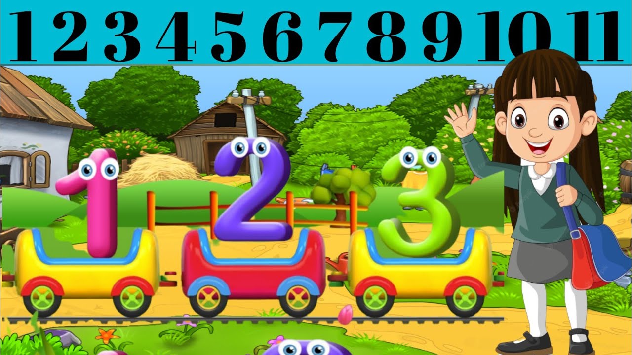 1 to 100 Counting For Kids/Esl 1to 100/ One Two three For Kids/Esl one ...