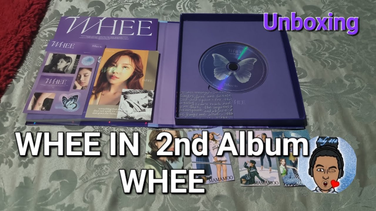 Whee In 2nd Mini Album WHEE (West Version) Unboxing (longer) - YouTube