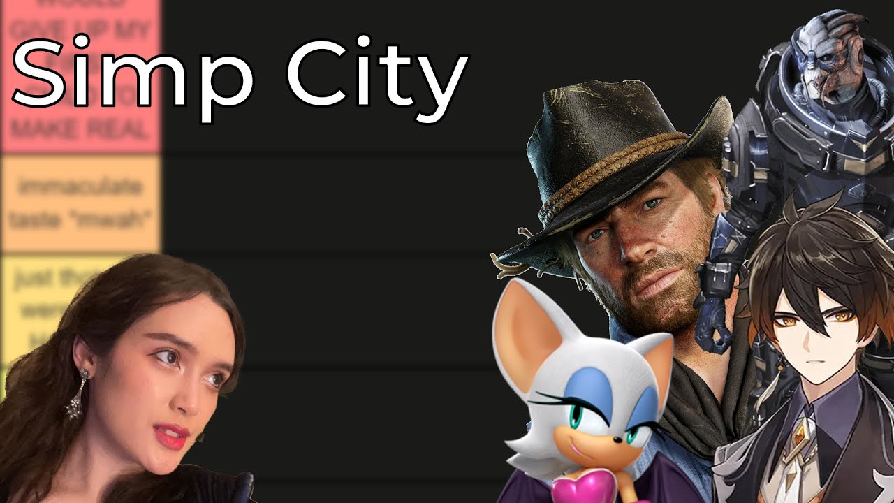 ranking all the video game characters i've simped for - YouTube