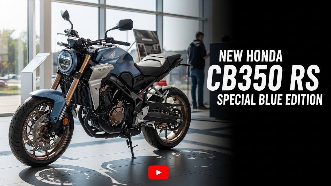 New Honda CB350 RS Special Blue Edition,Classic Soul,Modern Edge That ...