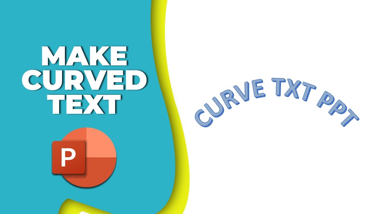 How to make curved text in PowerPoint 2023 - YouTube