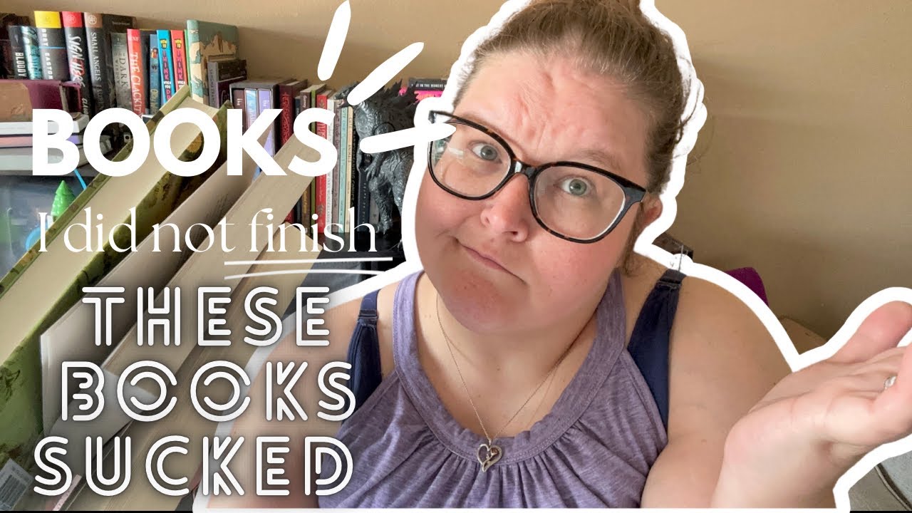 I COULDN’T FINISH THESE BOOKS | Book reading fails | Booktube - YouTube