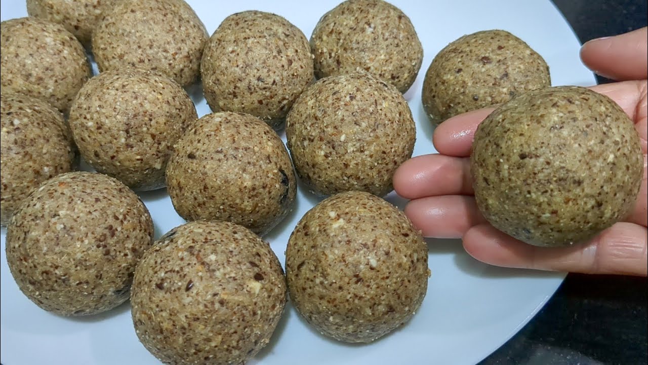 ಅಗಸೆ ಲಡ್ಡು | Flax seeds Laddu | Agase Laddu | Healthy food recipe ...