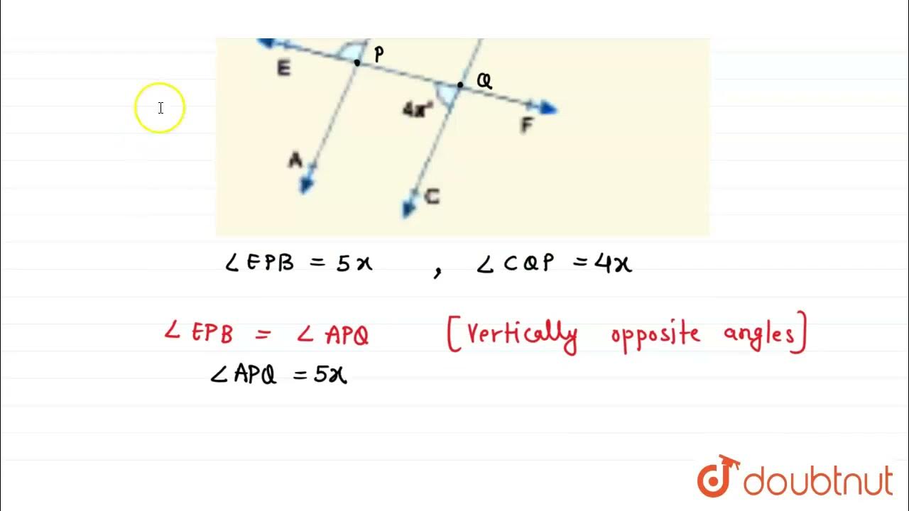 In each of the following figures, AB|| CD and EF is a transversal. Find the value of x in each c ...