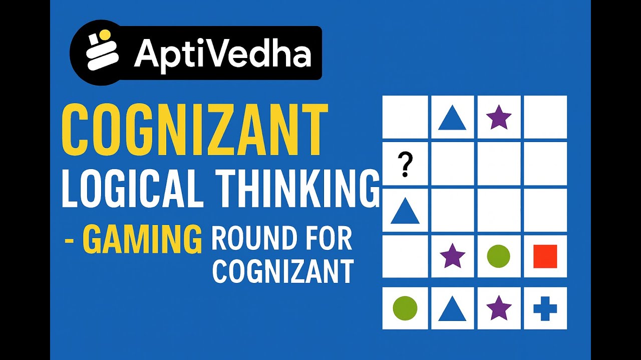 Cognizant Gaming Round – Deductive Logical Thinking | Solve This Puzzle ...