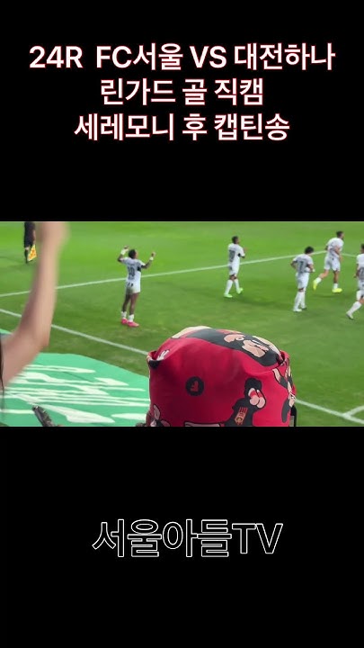 [24R] FC서울VS대전하나 린가드 골 직캠 #fc서울 #축구 #football #k리그 #브이로그 #브이로그 - YouTube
