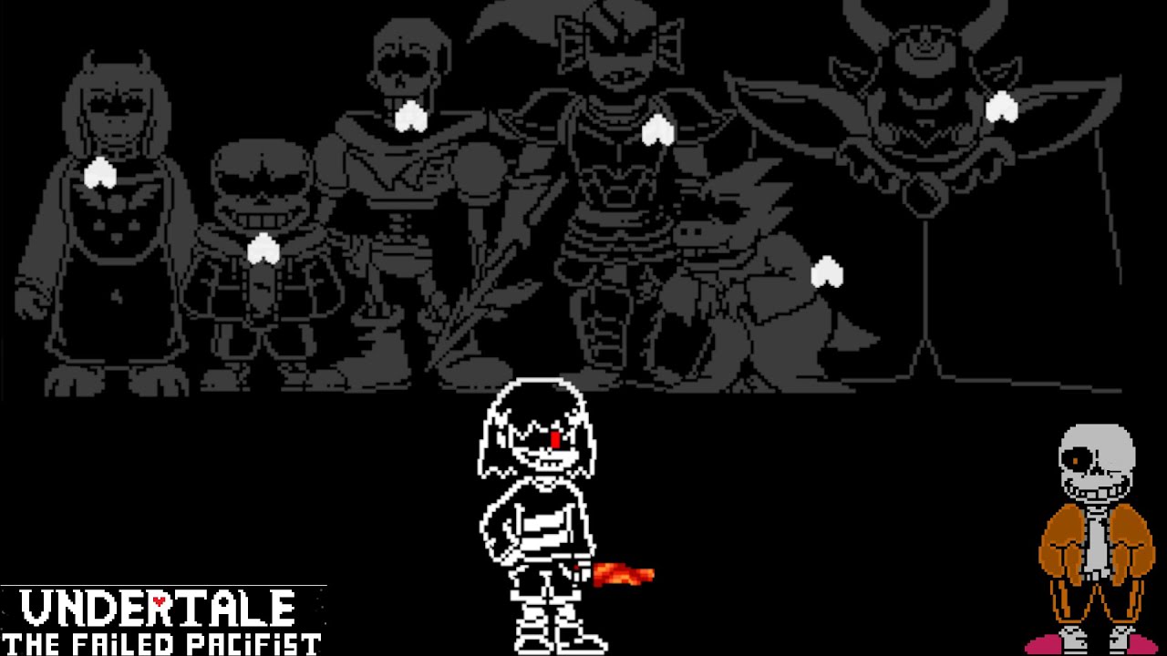 [Undertale: THE FAILED PACIFIST] Rejected Gameplay - YouTube