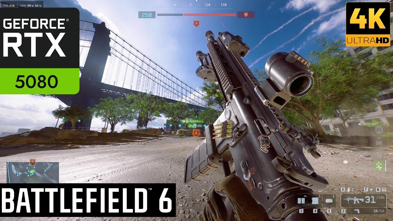 Battlefield 6 Breakthrough Gameplay on Manhattan Bridge | RTX 5080 + R7 ...