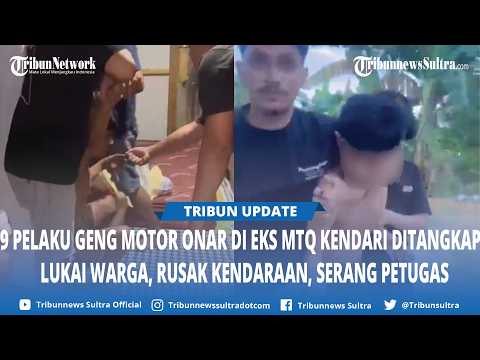 BREAKING NEWS Polisi Tangkap 9 Pelaku Penyerangan Viral di Eks MTQ Kendari, 1 Residivis Pengeroyokan