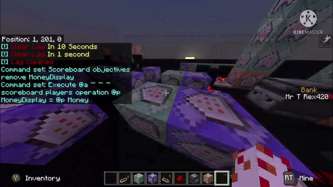 How to make a money scoreboard Minecraft bedrock - YouTube