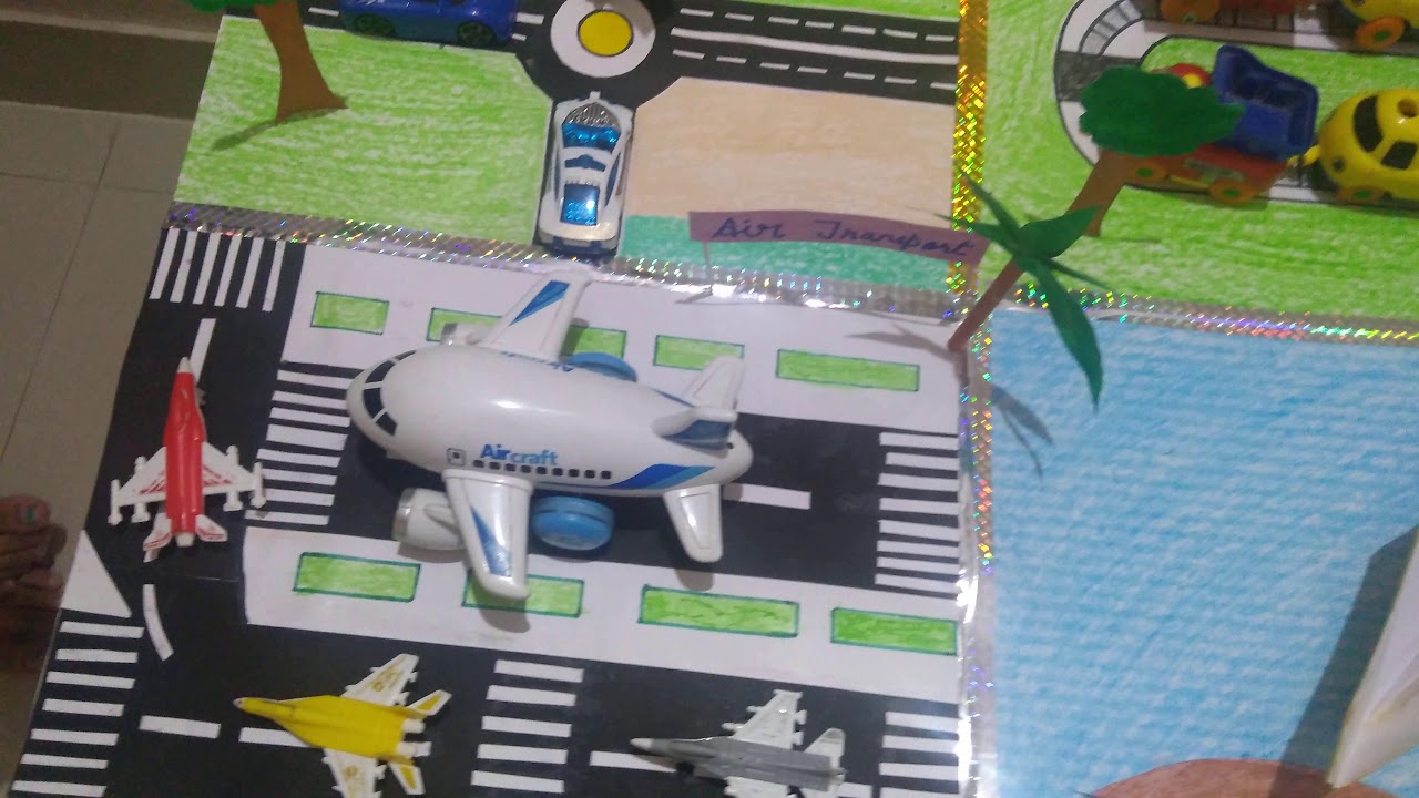 PROJECT ON MEANS OF TRANSPORT | TYPES OF TRANSPORT | SCHOOL PROJECT | ️ ...