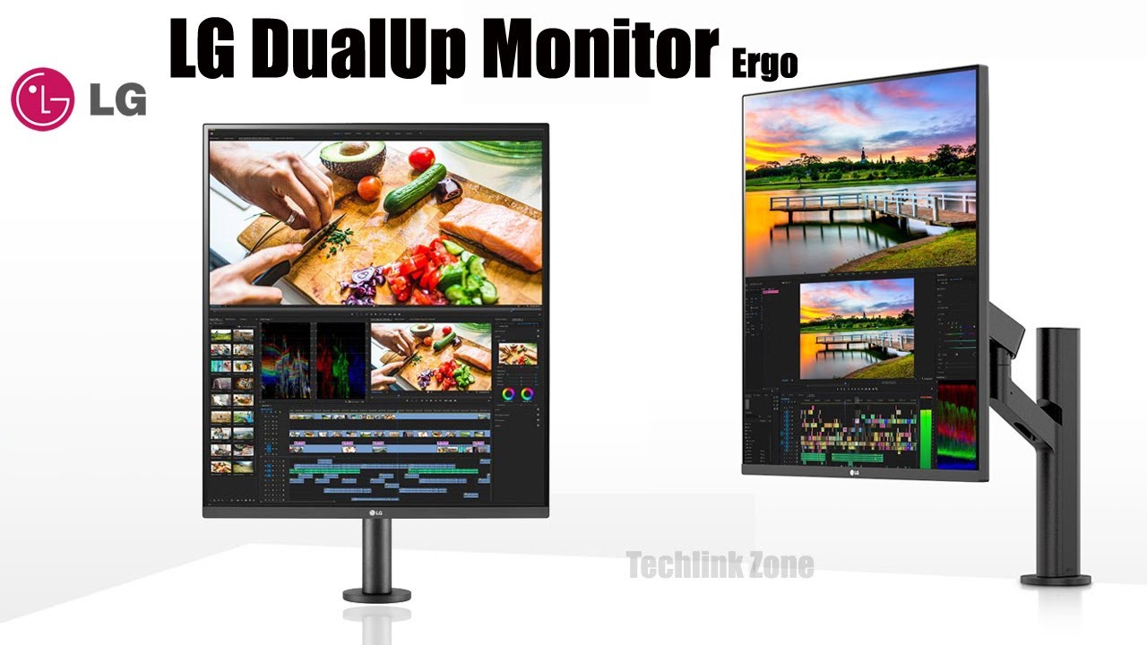 LG DualUp Monitor Ergo First Look! | Reviews Full Specifications - YouTube